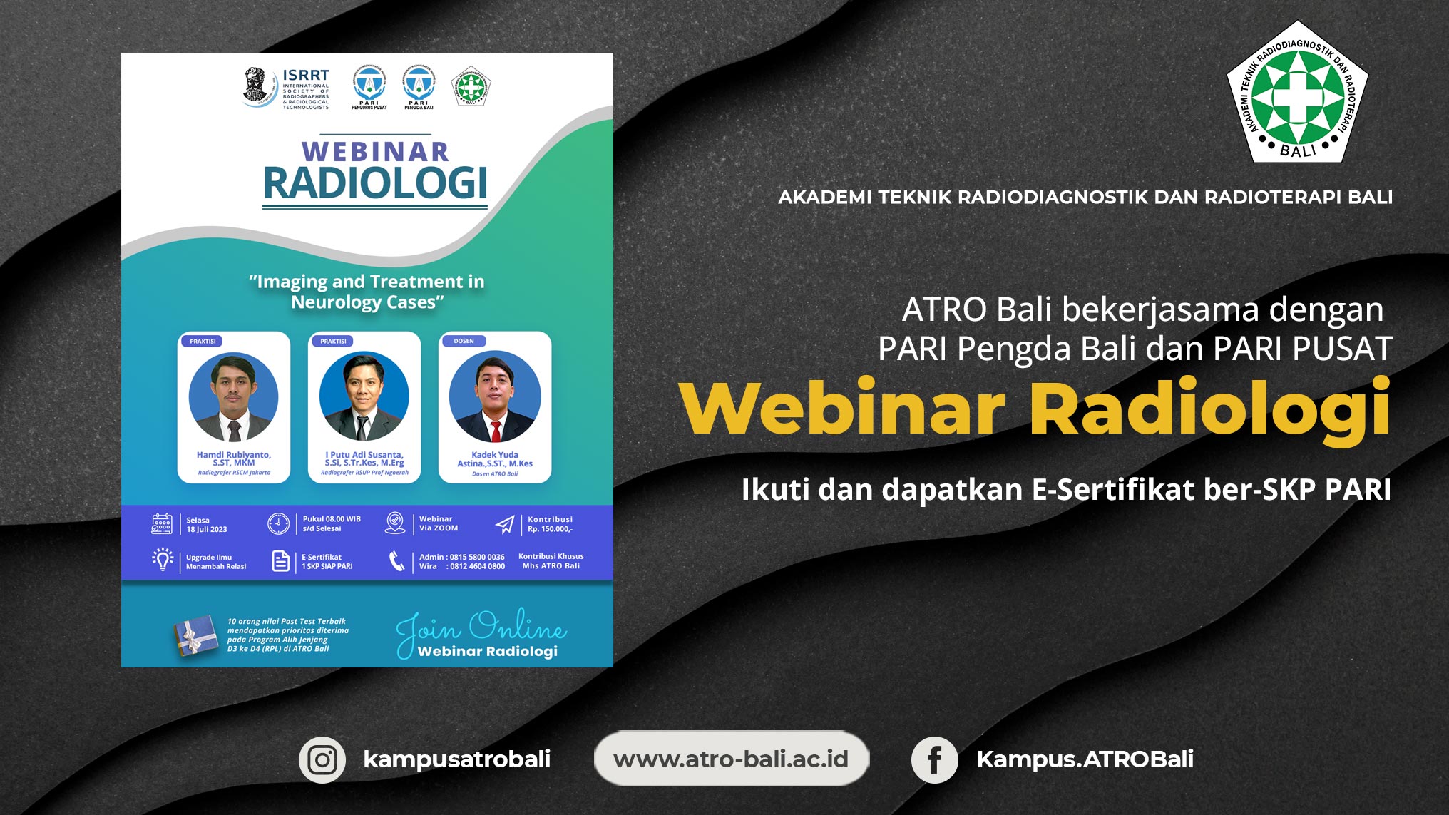 ATRO BALI | Akademi Teknik Radiodiagnostik dan Radioterapi